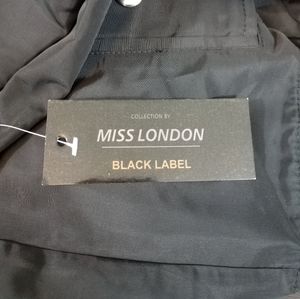 Miss London | Jackets & Coats | New Miss London Black Label Womens ...
